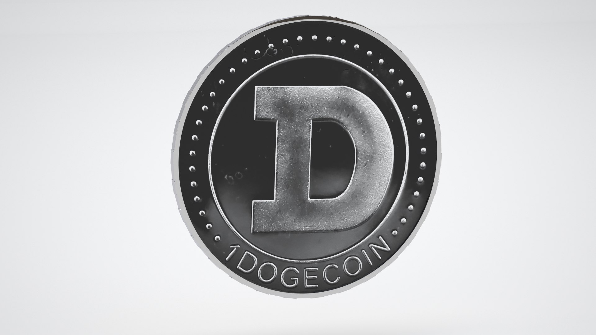 3D Model Silver Doge Coin - TurboSquid 2385008