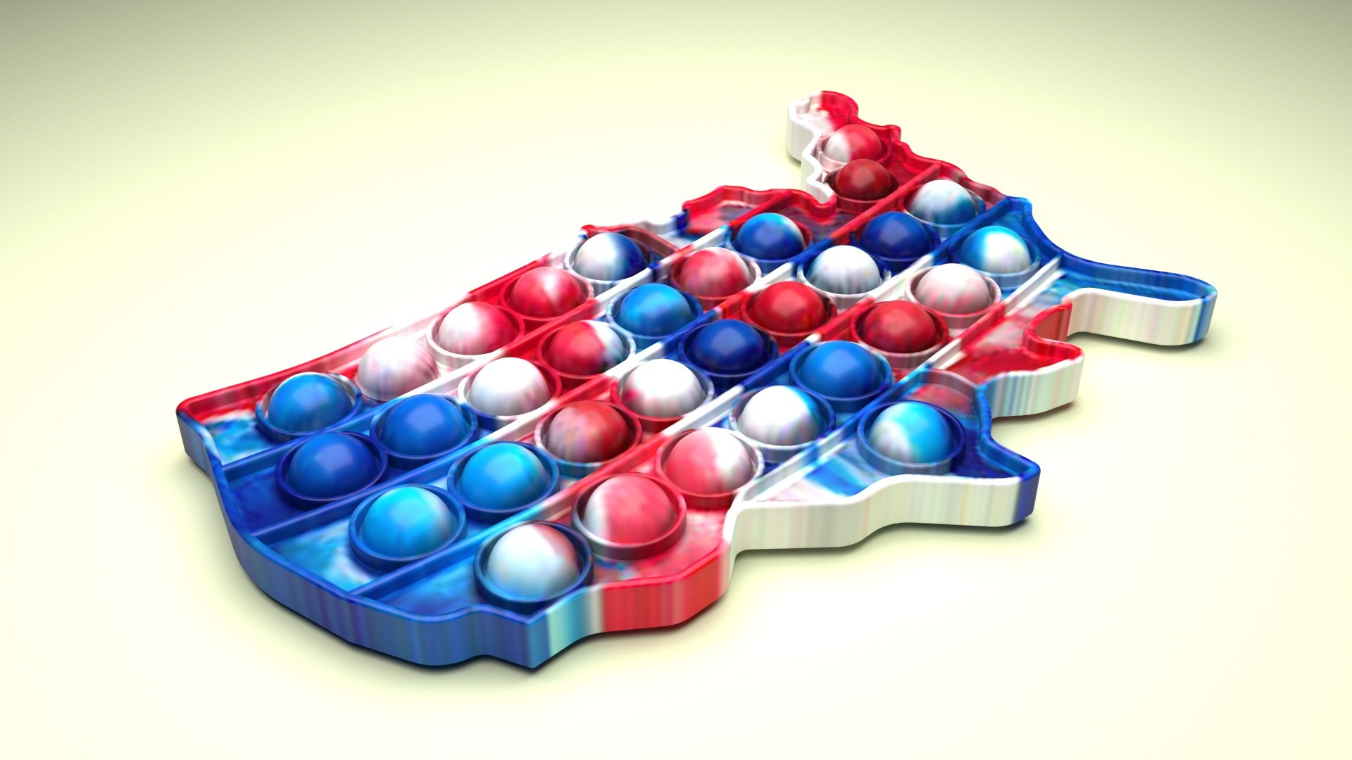3D United States Map Pop It Fidget Toy - TurboSquid 1784997