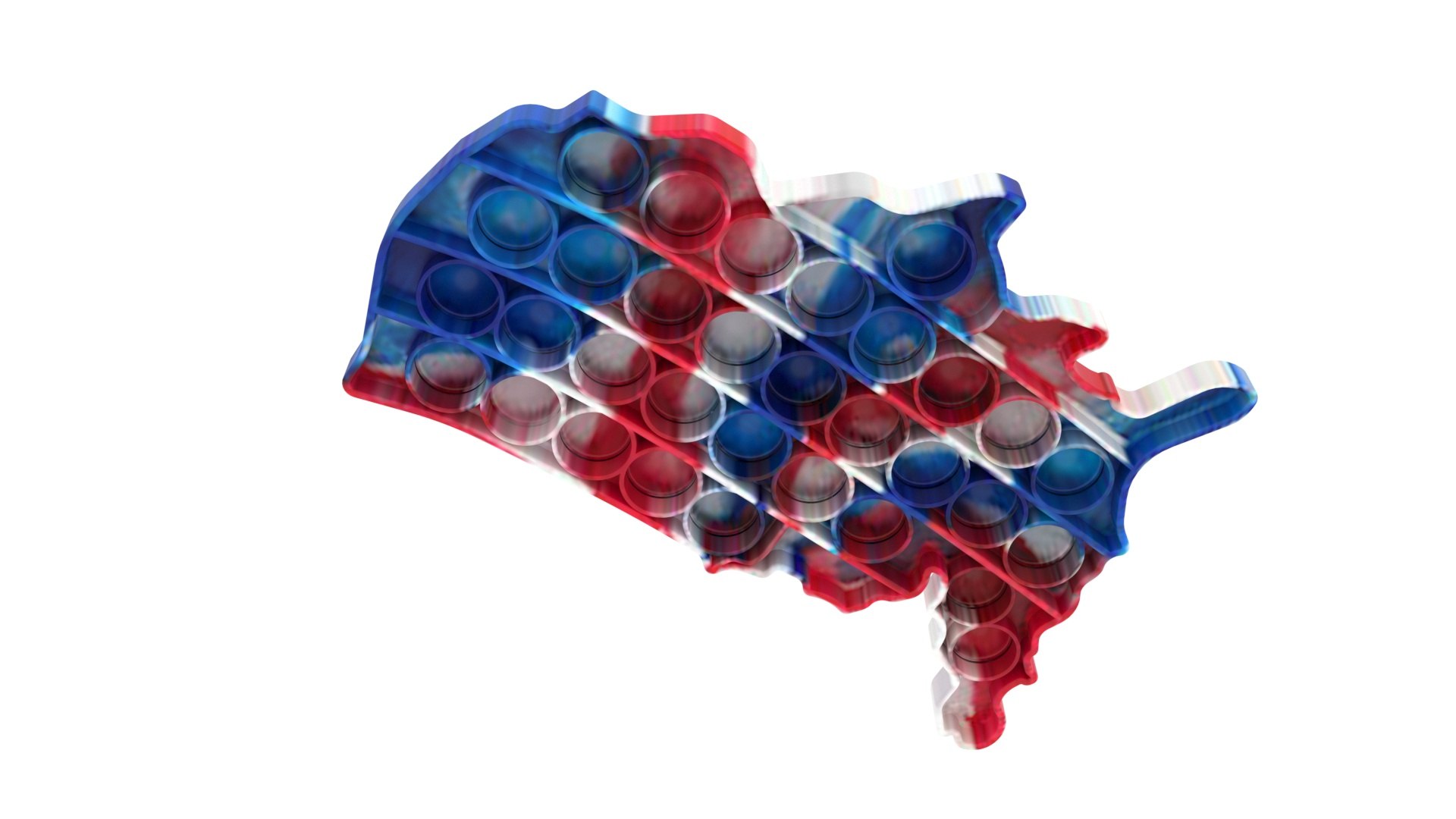 3D United States Map Pop It Fidget Toy - TurboSquid 1784997