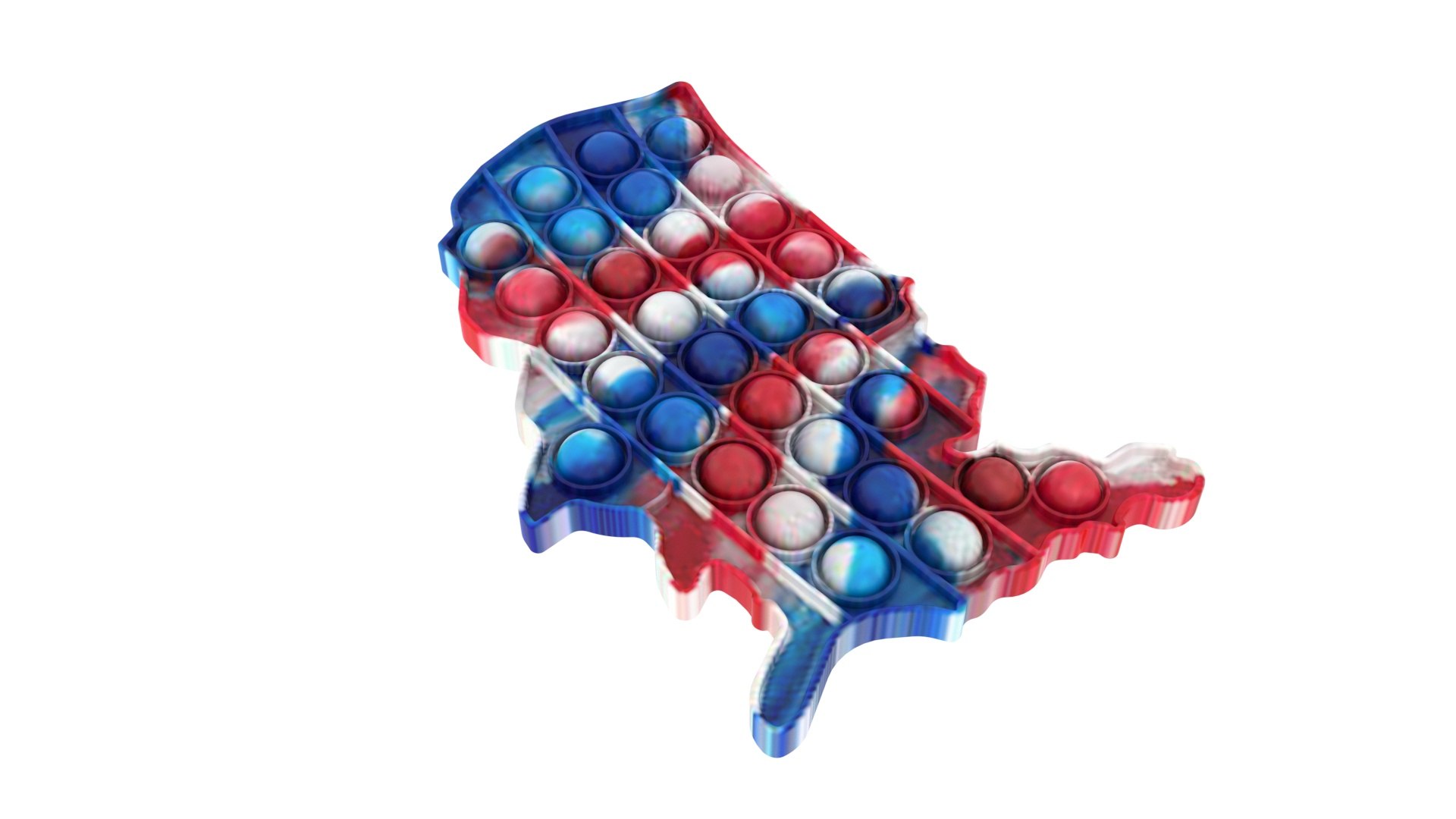3D United States Map Pop It Fidget Toy - TurboSquid 1784997