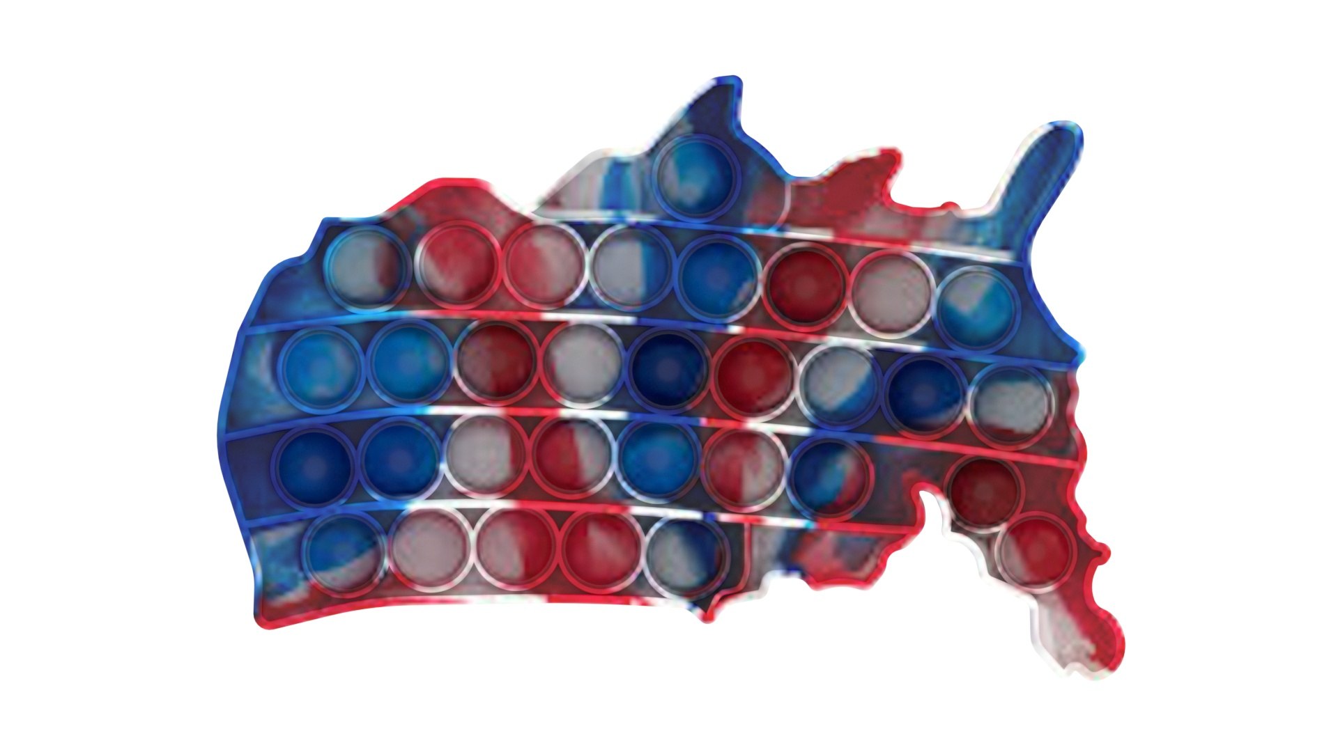 3D United States Map Pop It Fidget Toy - TurboSquid 1784997