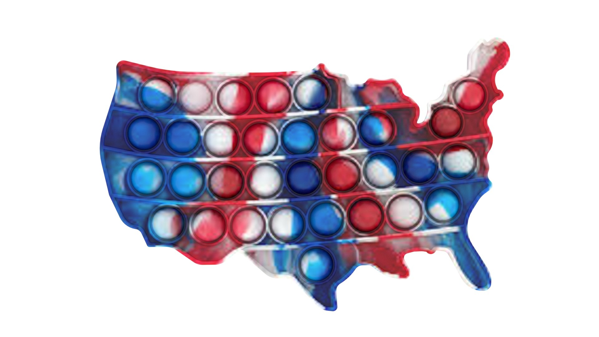 3D United States Map Pop It Fidget Toy - TurboSquid 1784997