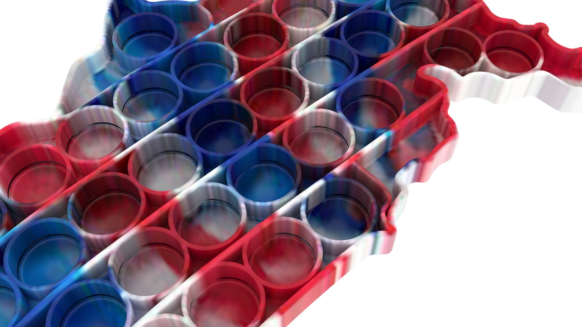 3D United States Map Pop It Fidget Toy - TurboSquid 1784997