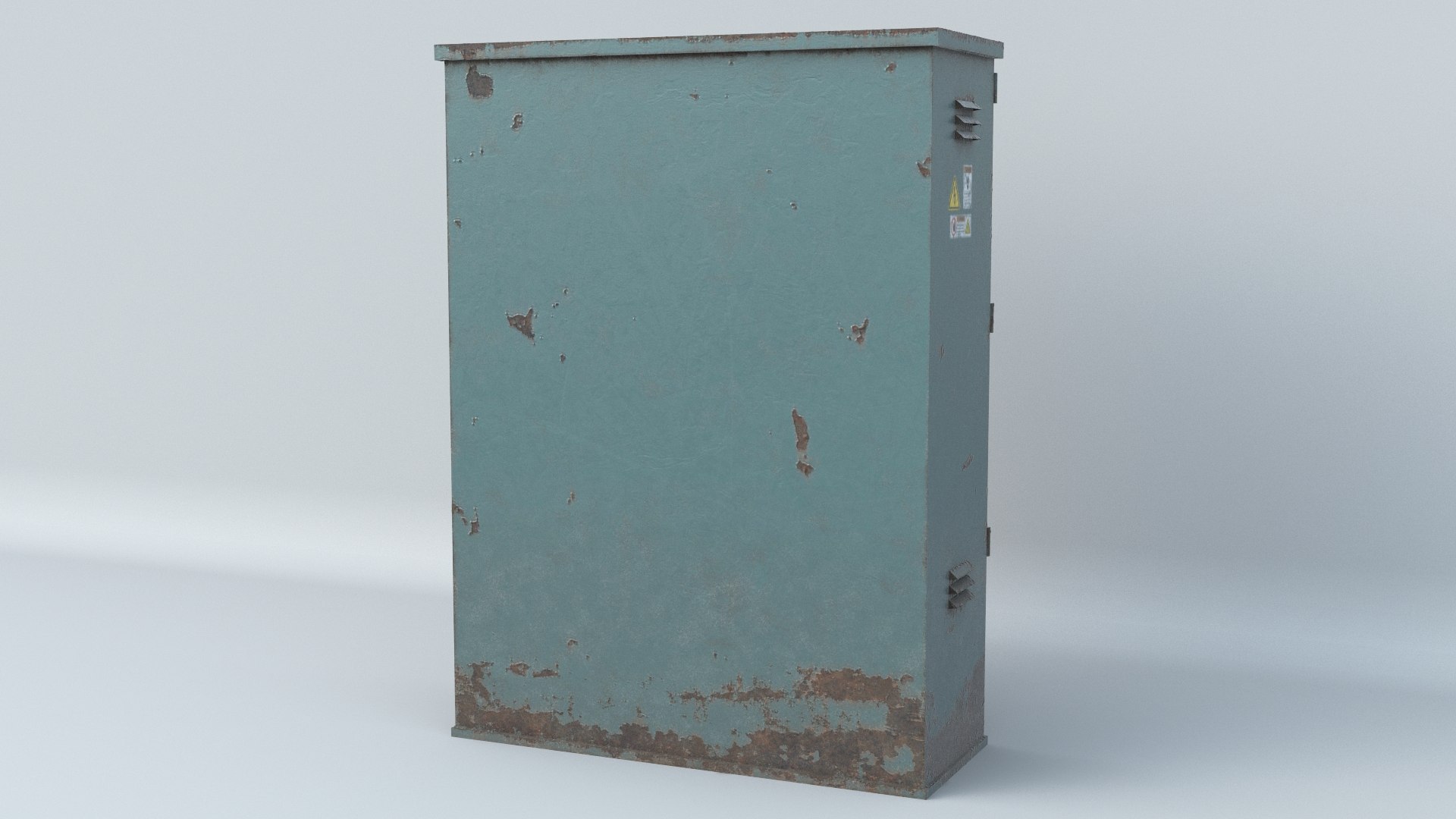 Electric Utility Box Grey 3D Model - TurboSquid 1754170