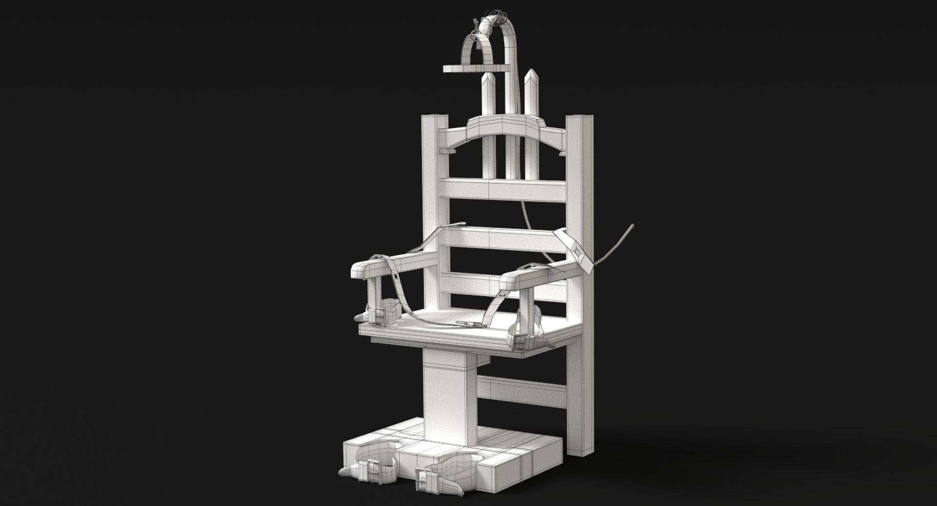 3d Electric Chair Model