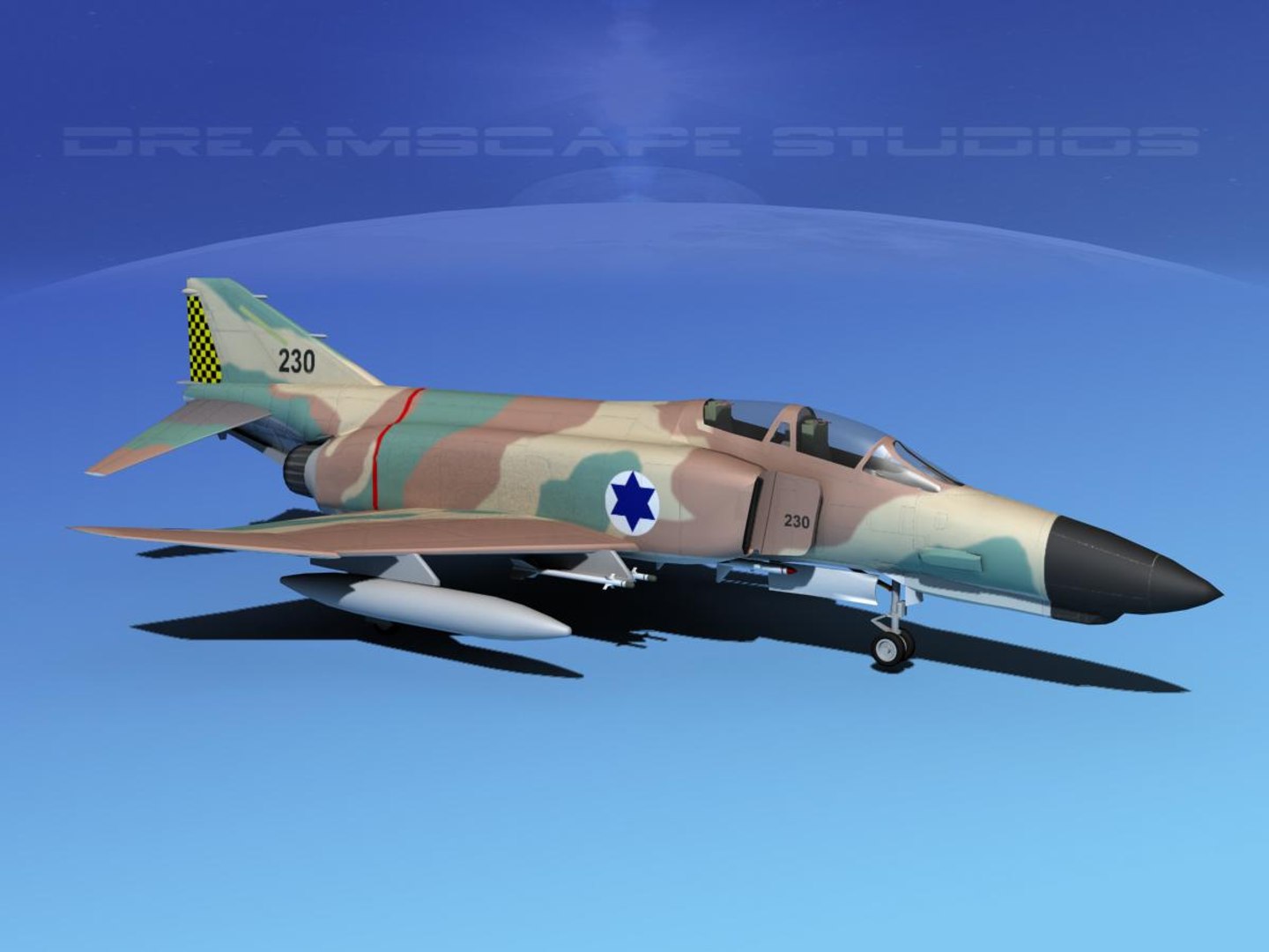 3d Model Mcdonnell Douglas F-4 Phantom