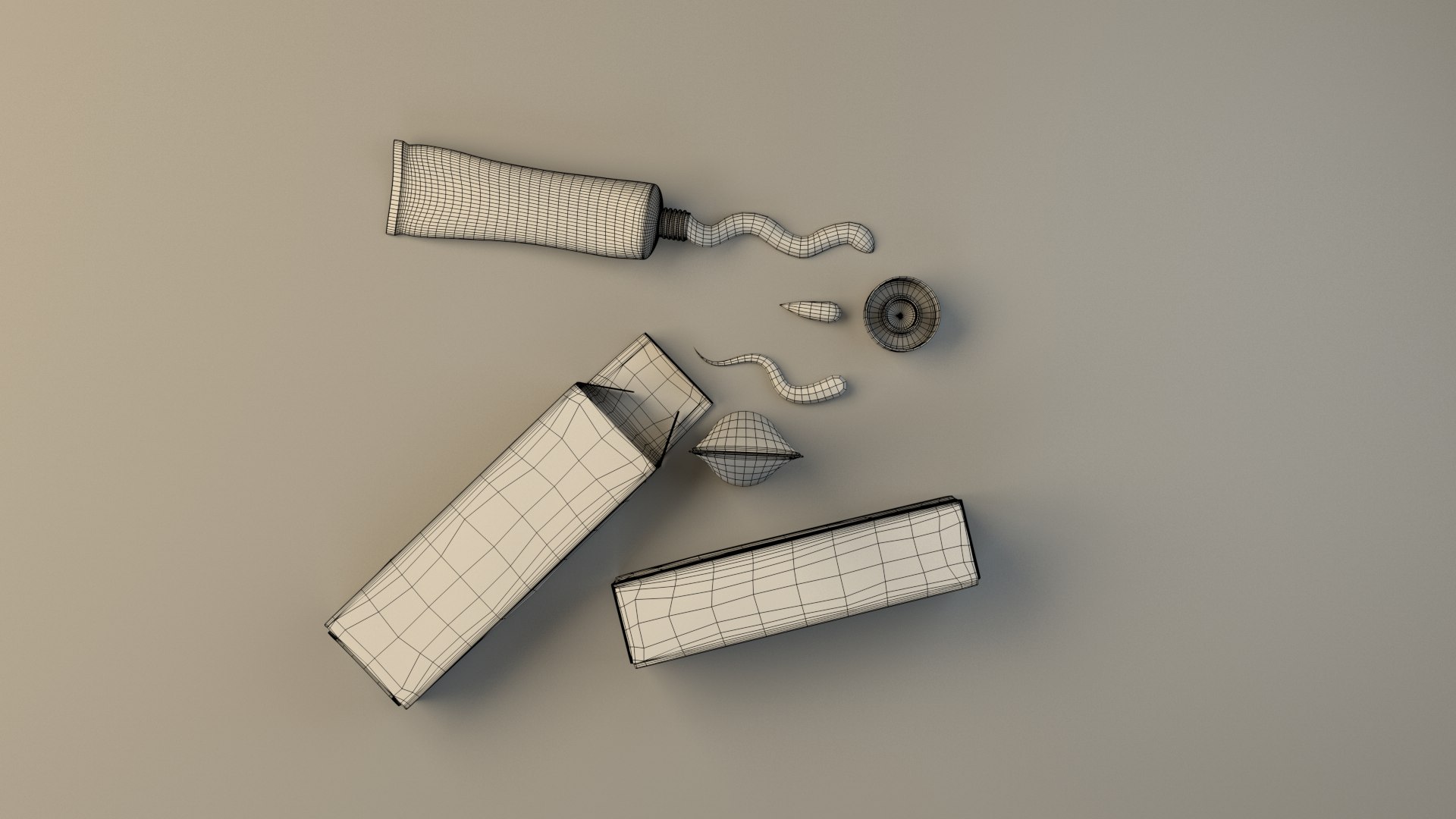 3D Lotion Packaging Set Model - TurboSquid 1470954