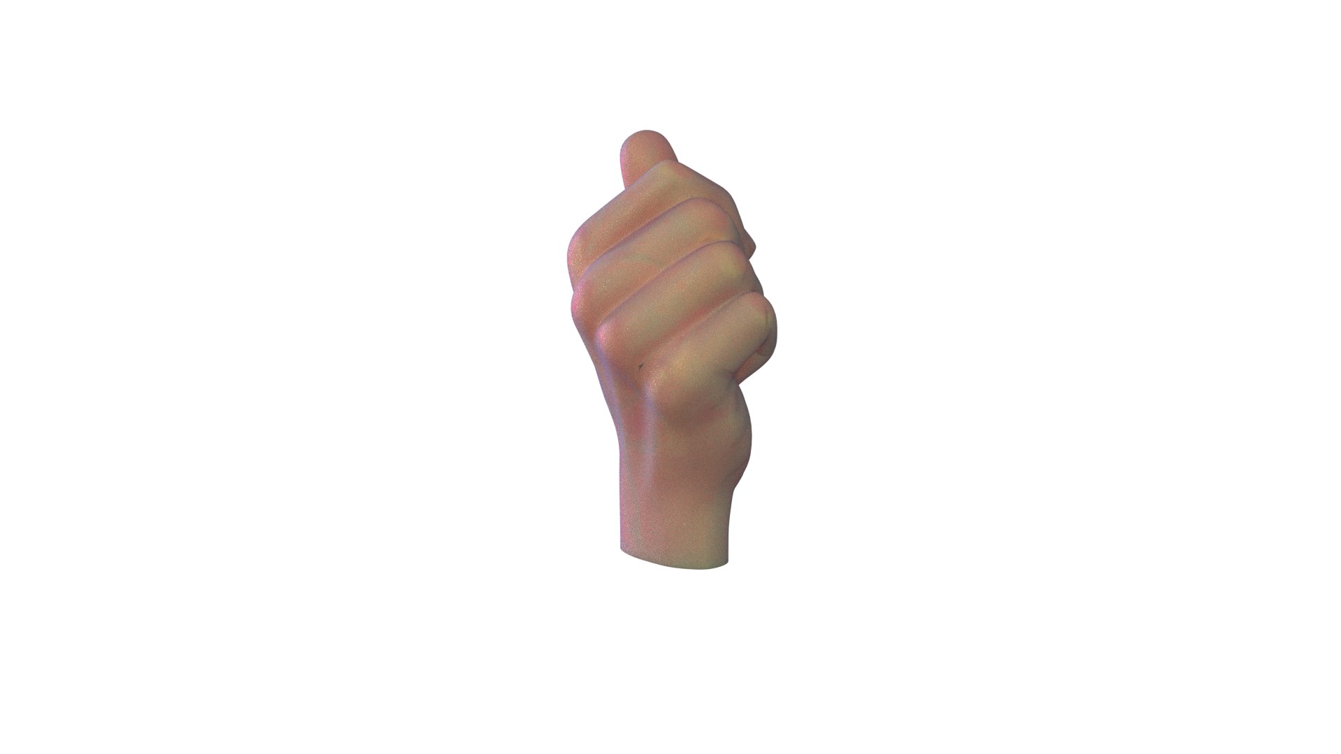 3D Hand Holding Card Model - TurboSquid 1906763