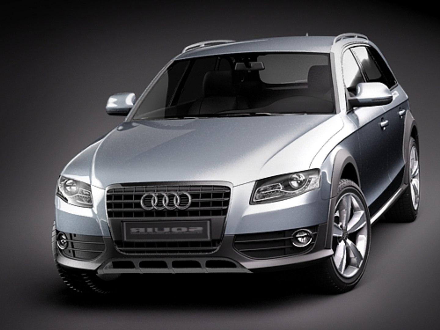 audi a4 allroad 2010 3d model