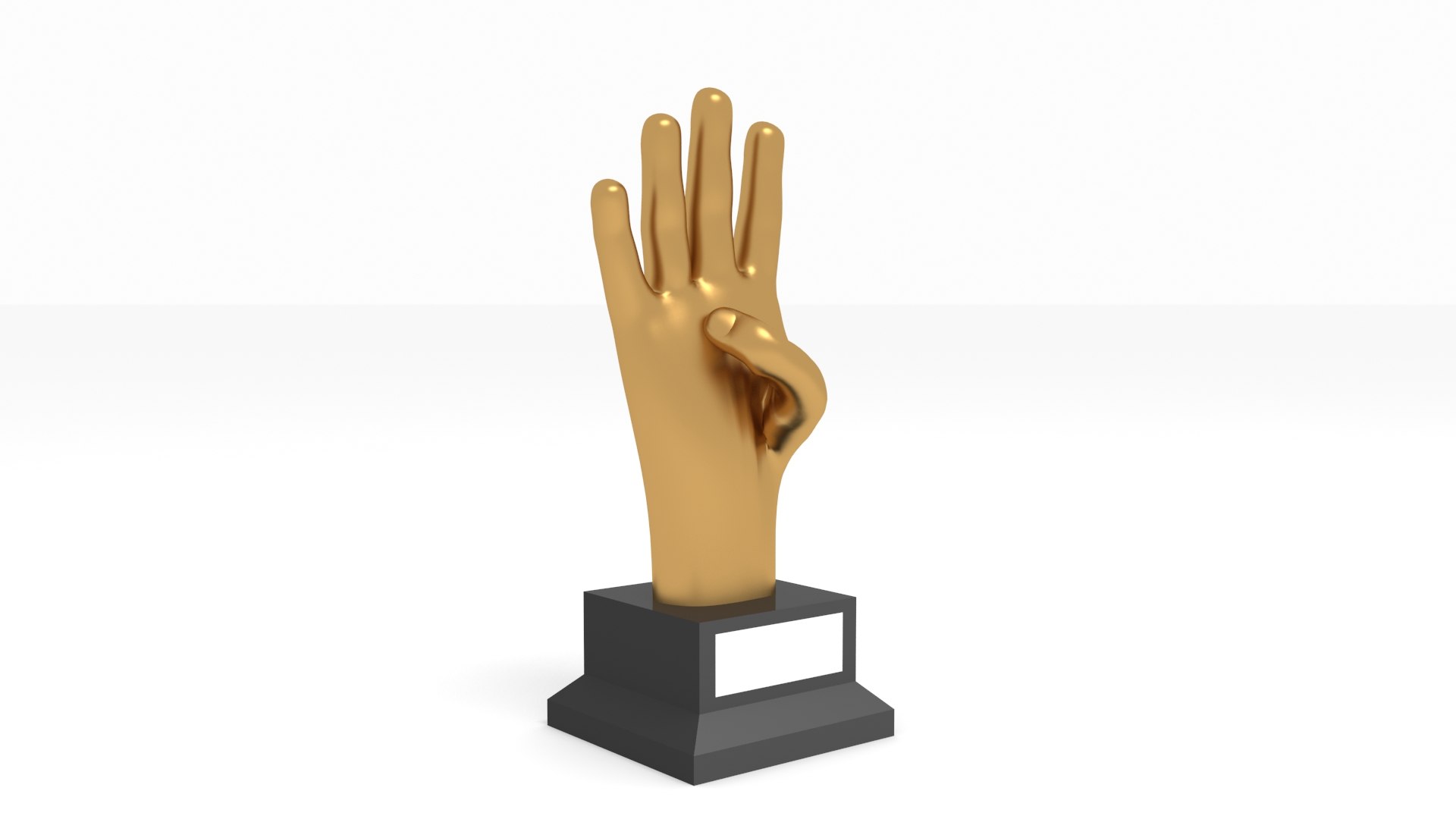 Award Hand 3D Model - TurboSquid 1664541