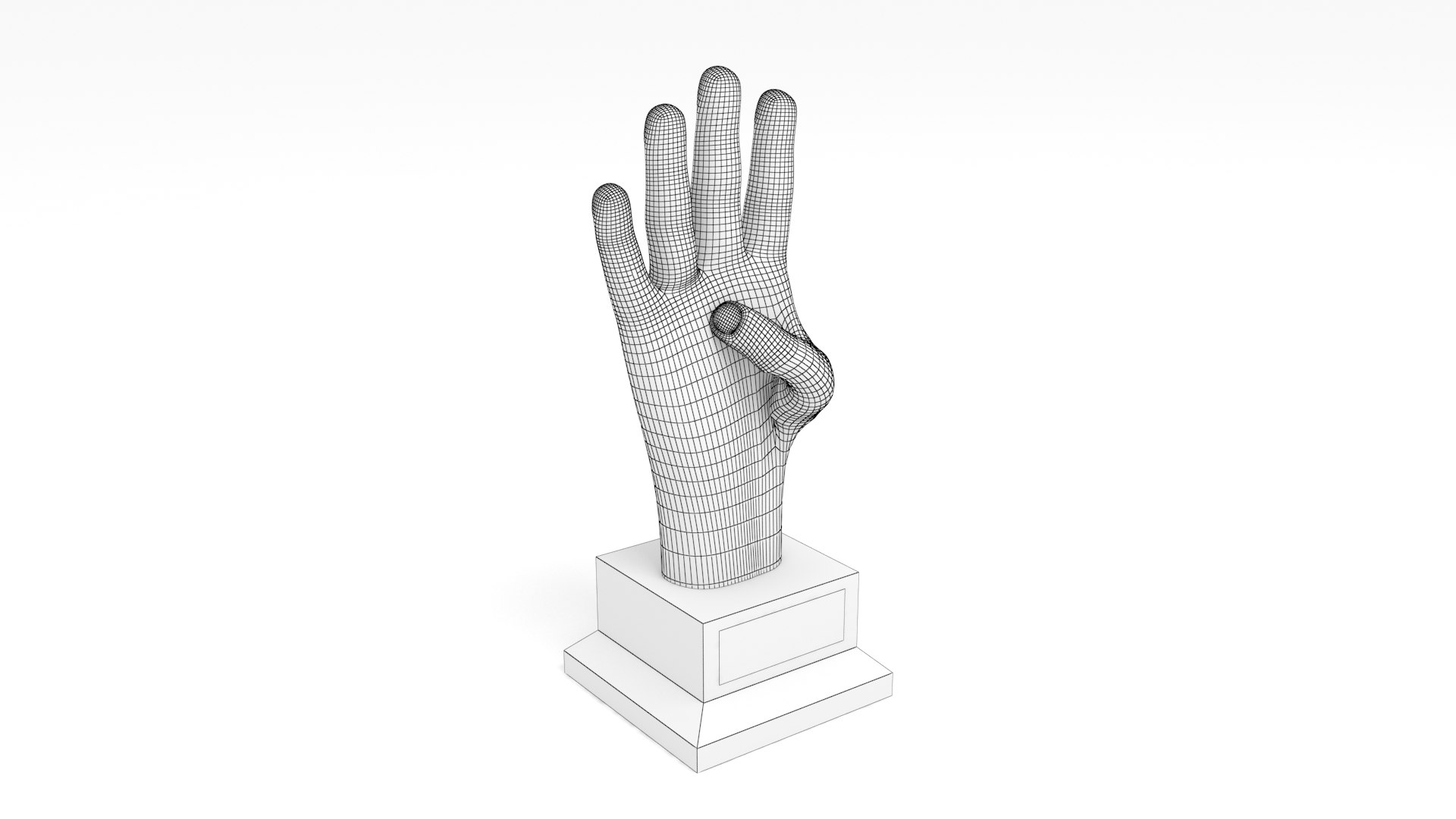 Award Hand 3D Model - TurboSquid 1664541
