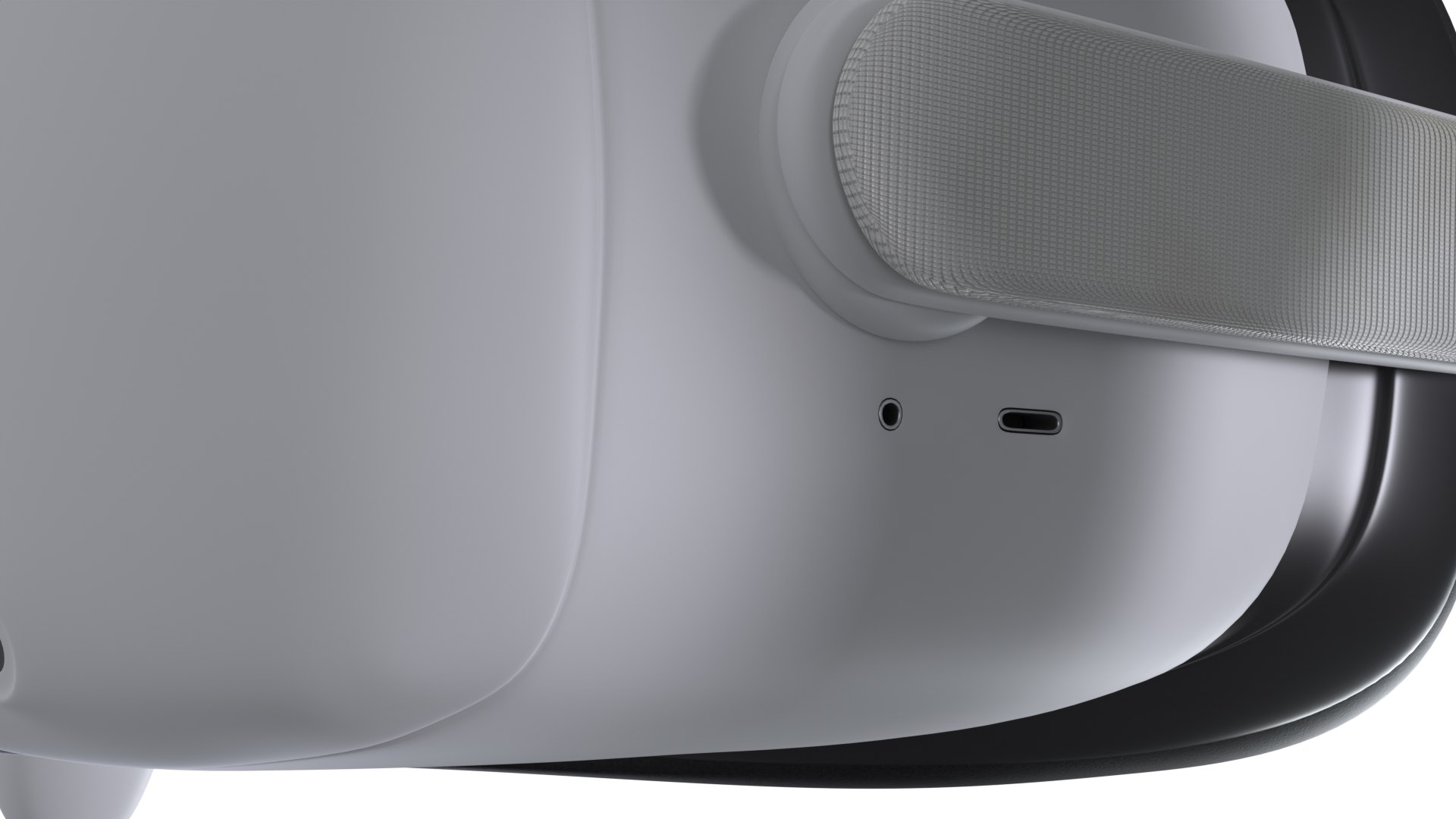 Oculus quest 2 with controllers 3D model - TurboSquid 2003261