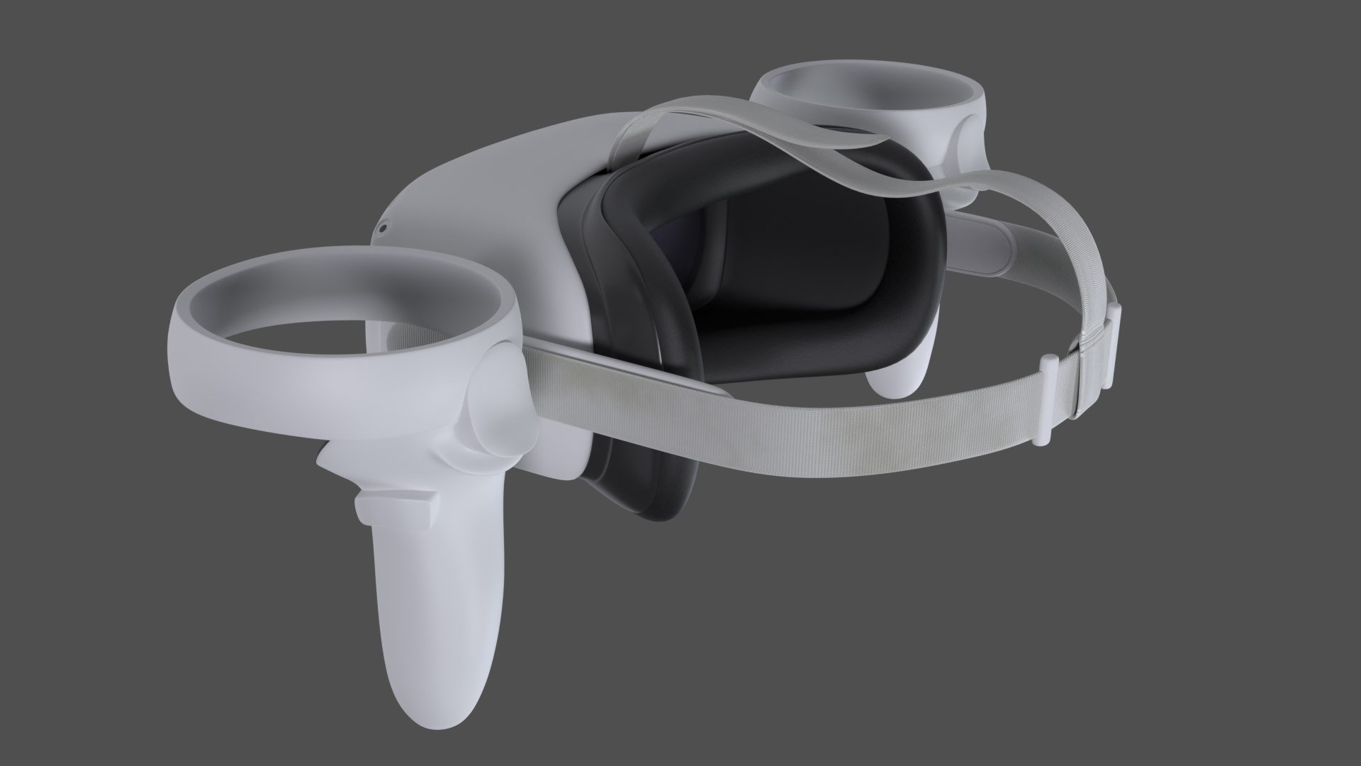 Oculus quest 2 with controllers 3D model - TurboSquid 2003261