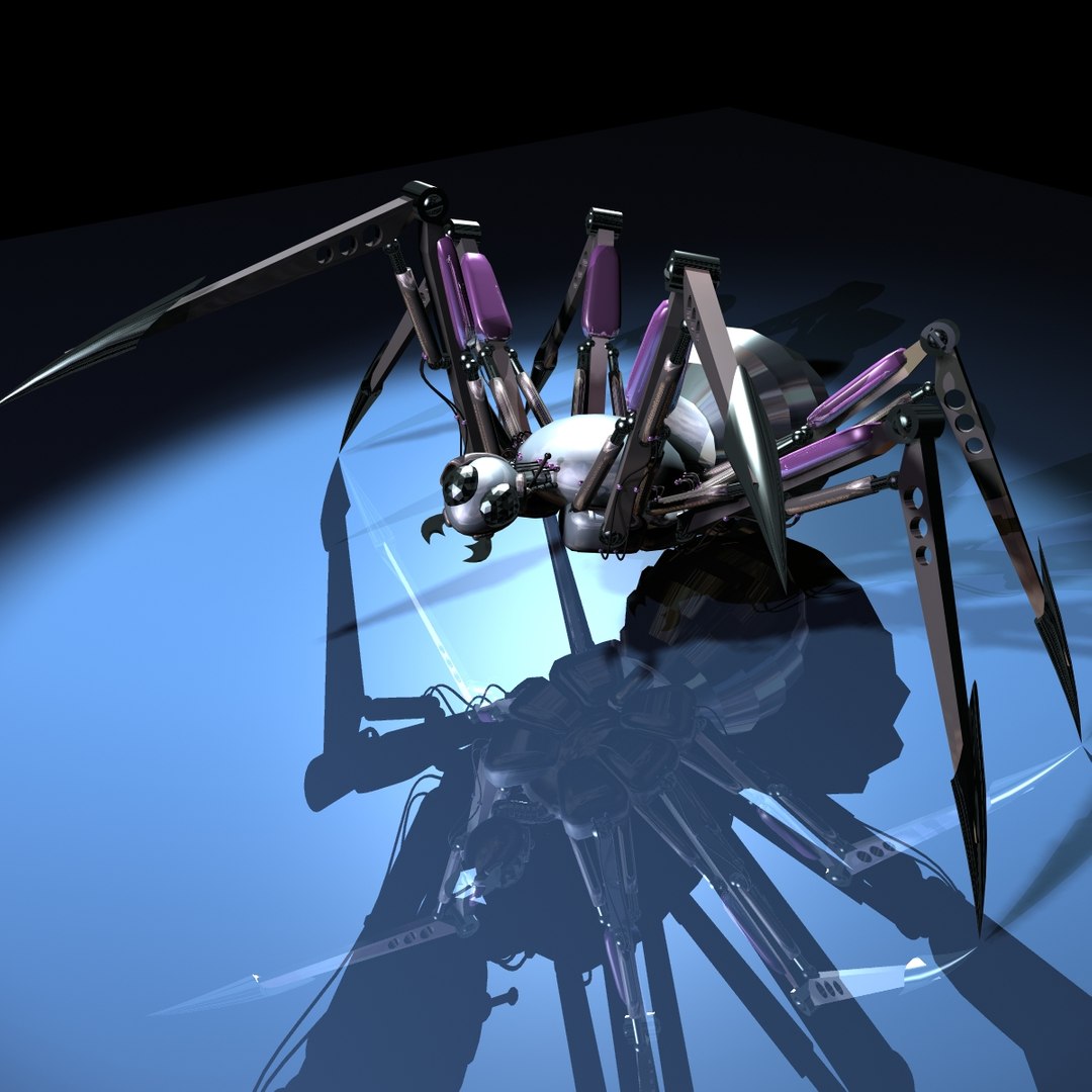 Spider Mech Mecha 3d Model