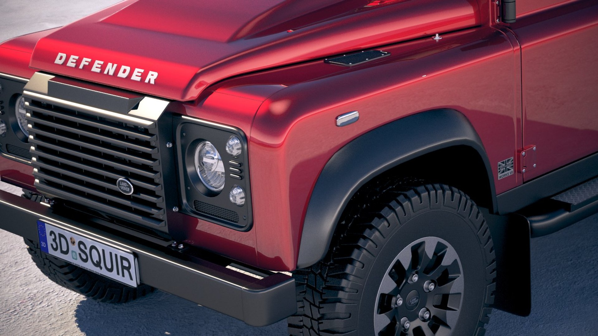 3D Land Rover Defender Model - TurboSquid 1249861