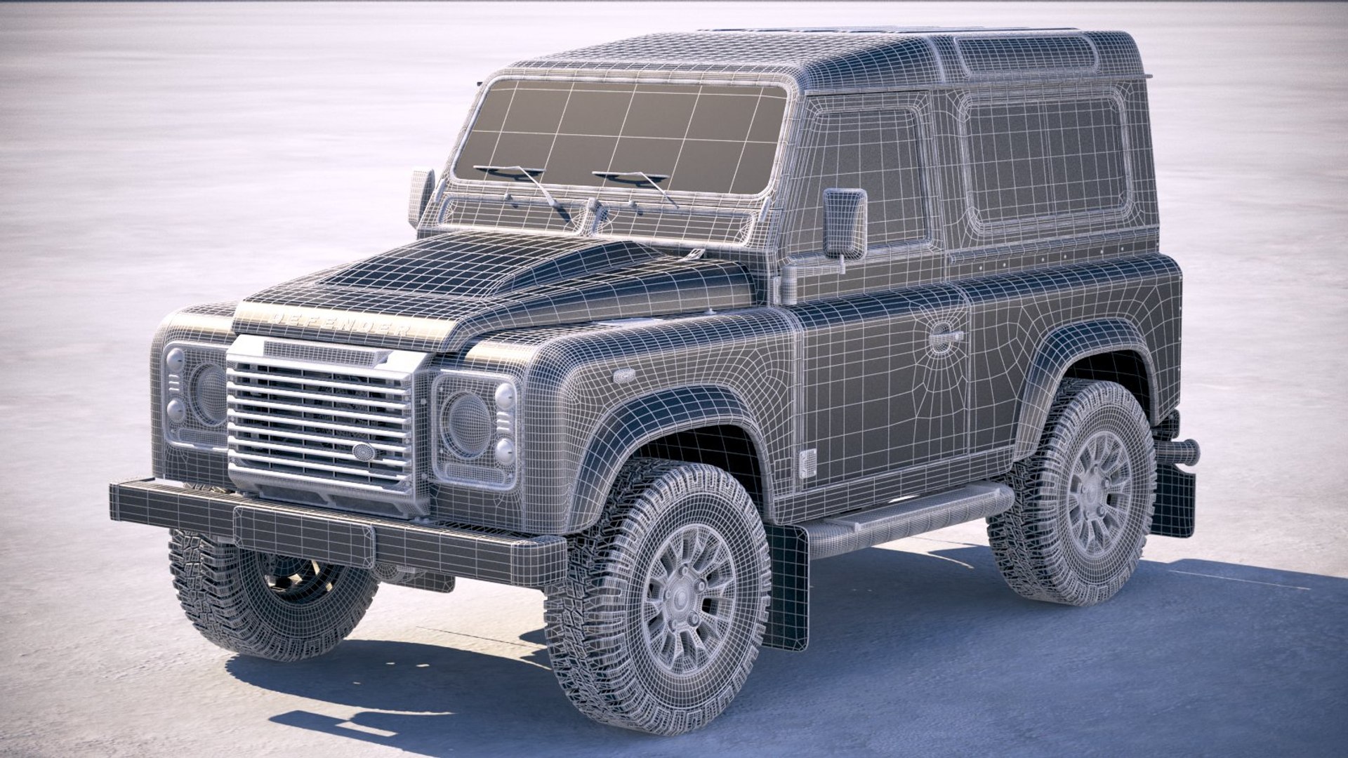3D Land Rover Defender Model - TurboSquid 1249861