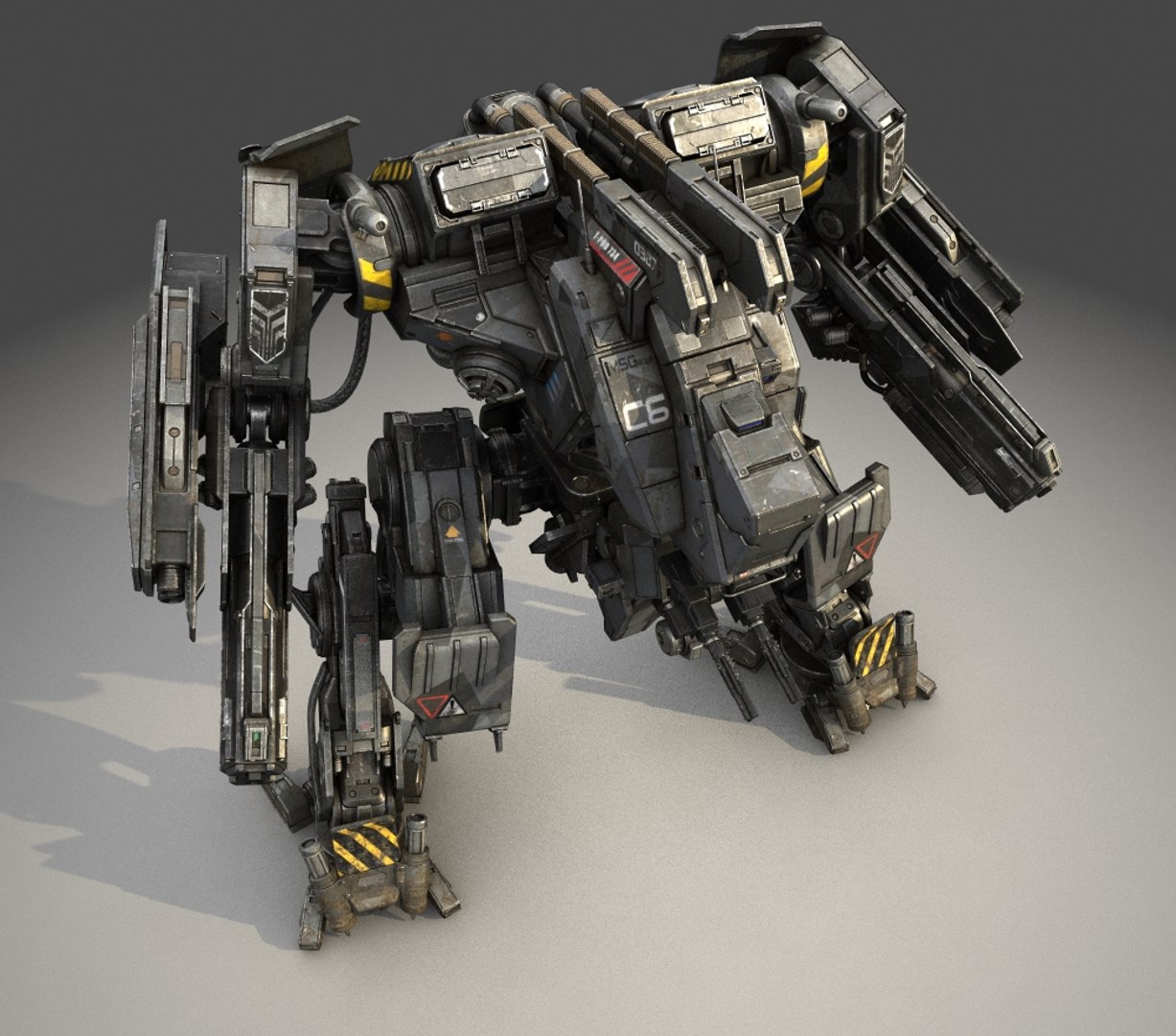 Mech Robot Obj