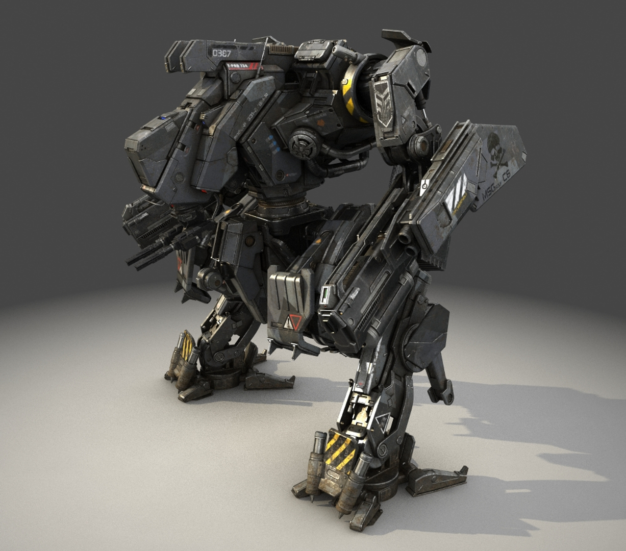 3D модель Воин 3 мтл - TurboSquid 803794