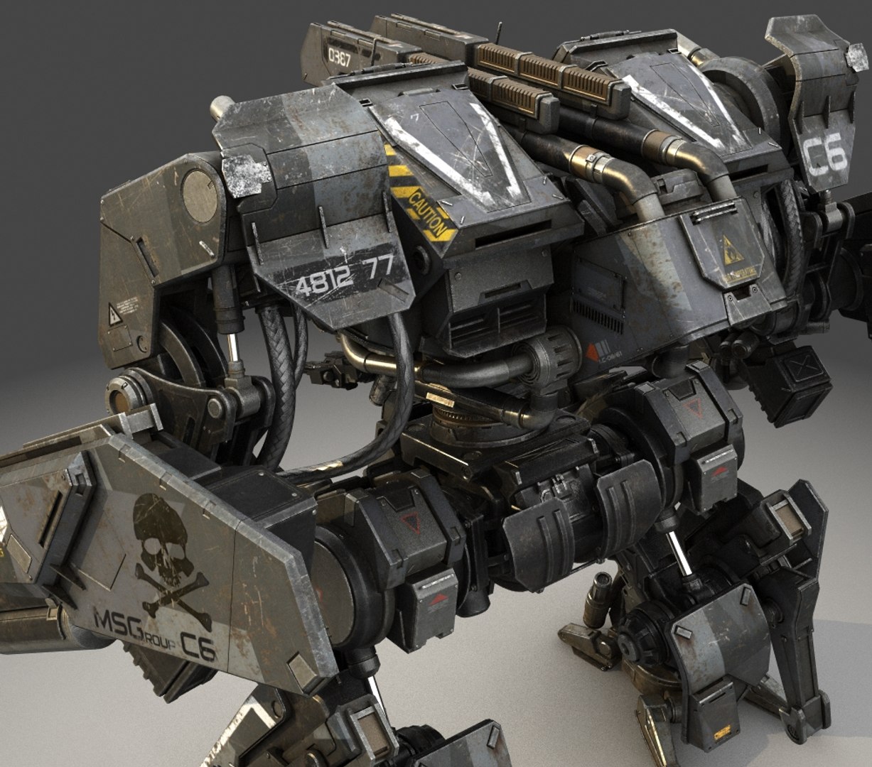 Mech Robot Obj