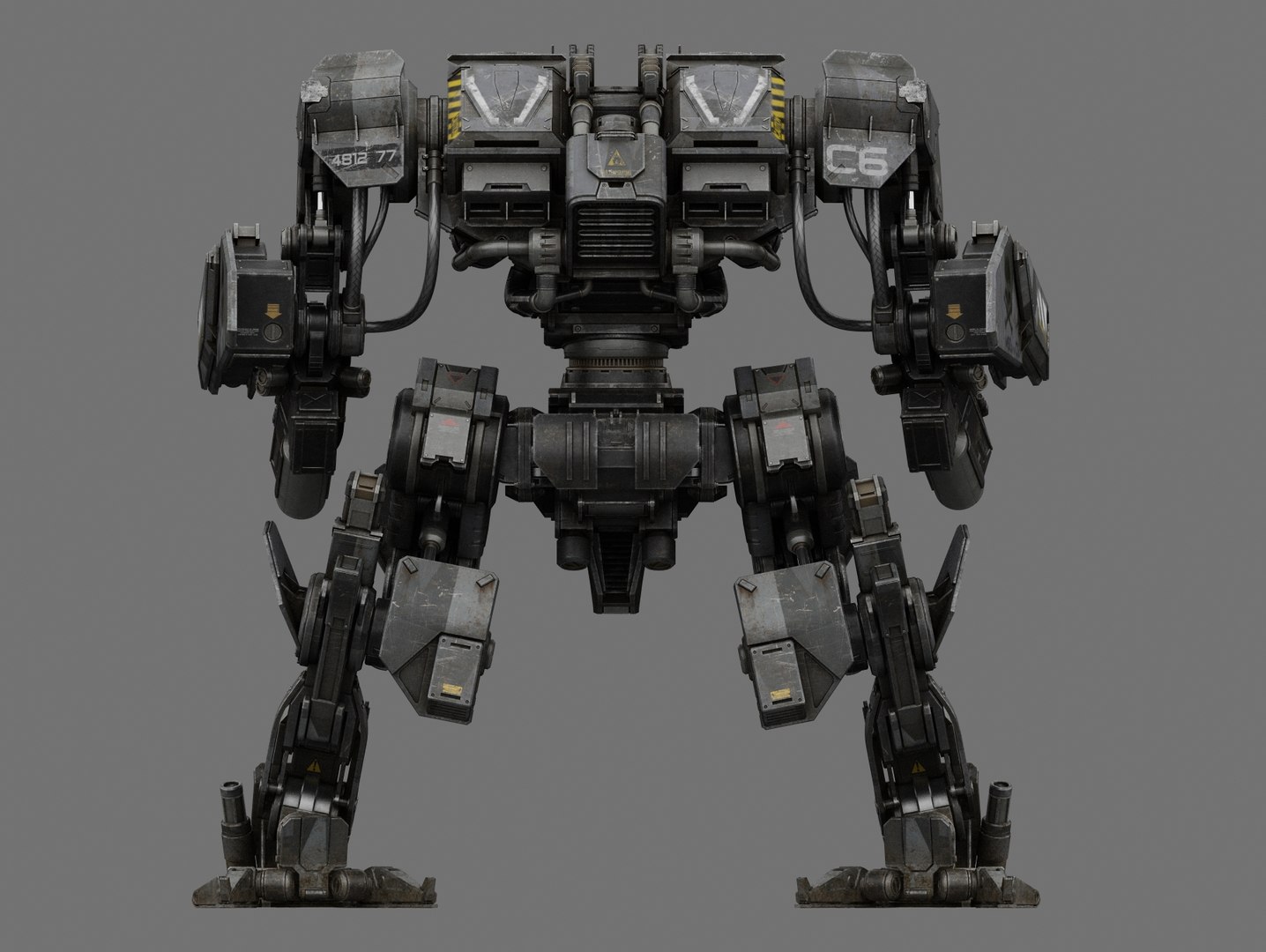 Mech Robot Obj
