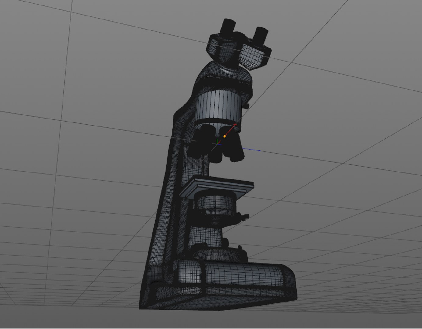Laboratory Microscope 3d Model