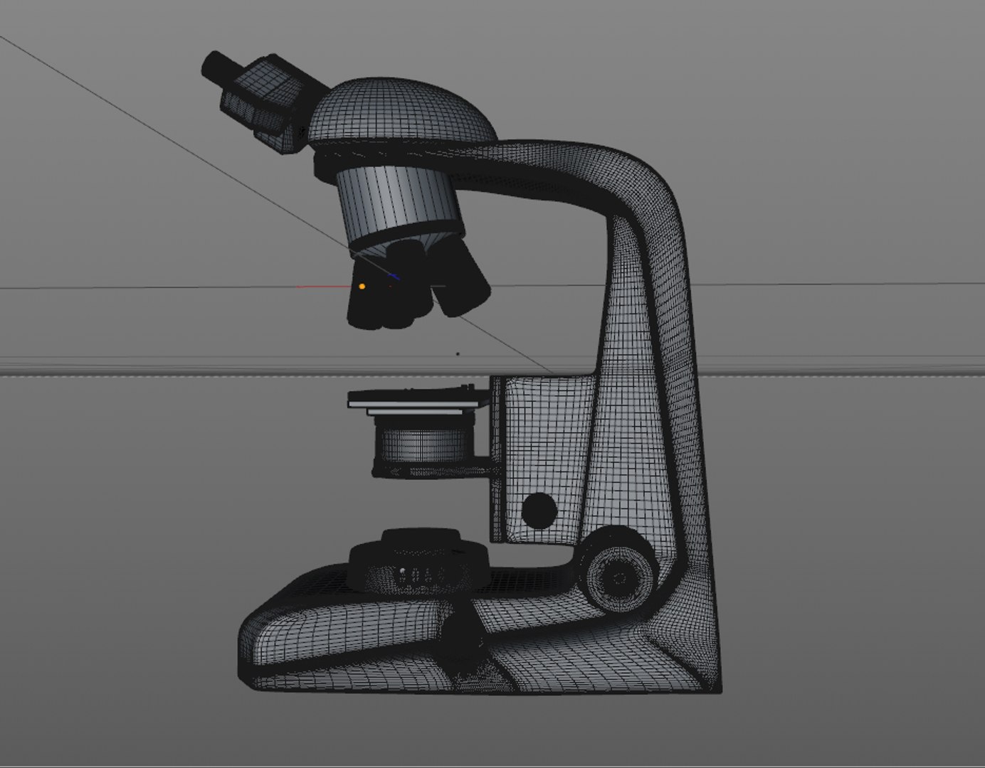 Laboratory Microscope 3d Model