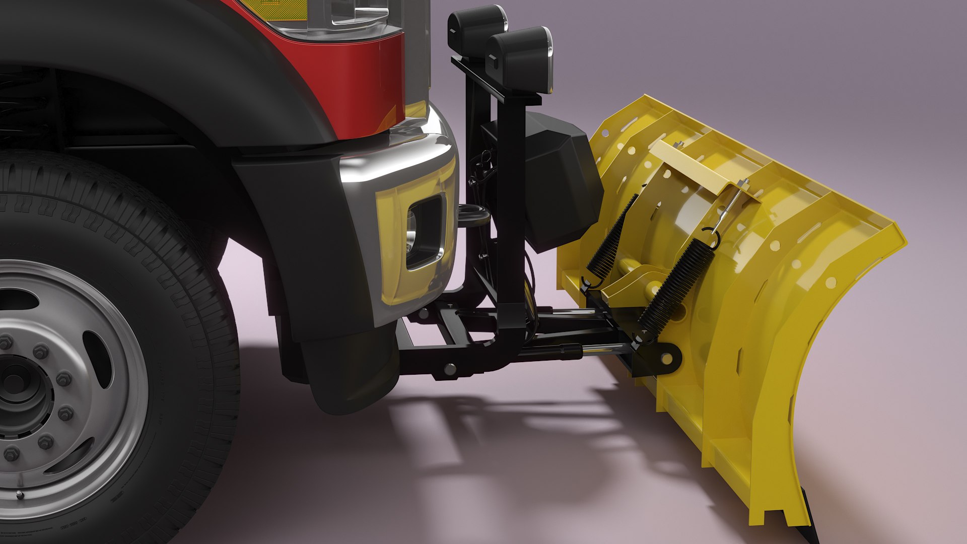 Snow Plow Truck 3D - TurboSquid 2261788