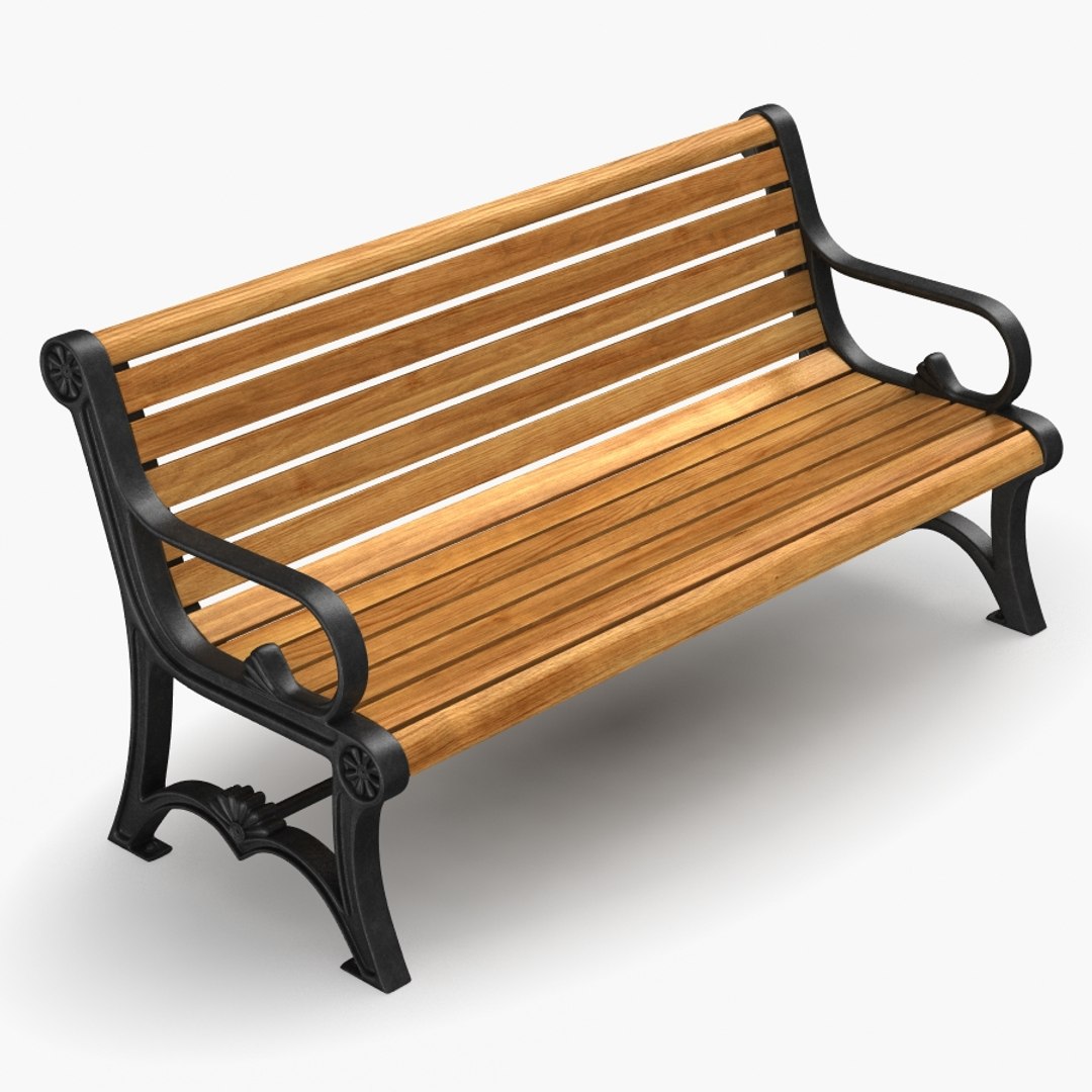 Park Bench 3D Model - TurboSquid 1495842