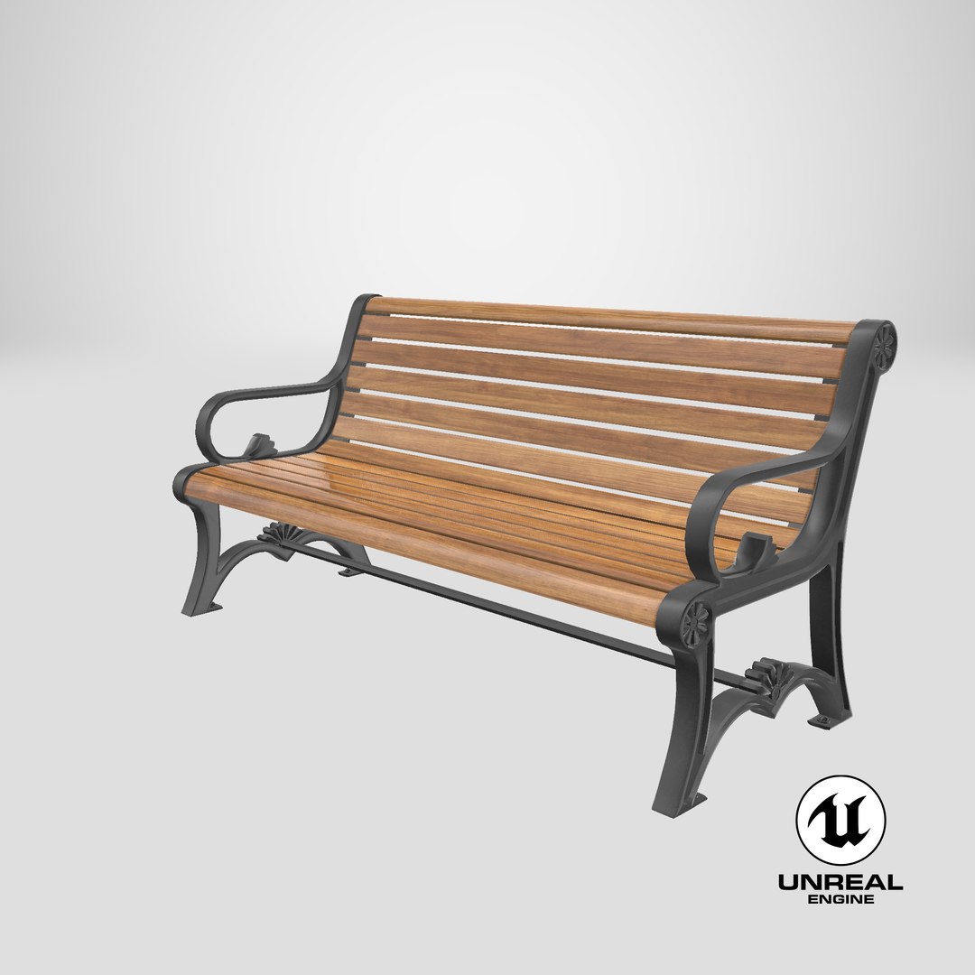 Park Bench 3D Model - TurboSquid 1495842