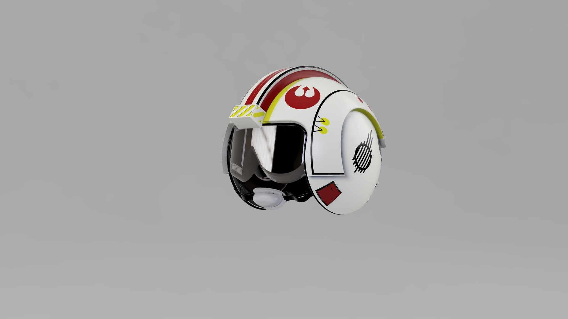 Luke Skywalker Helmet Model - TurboSquid 1685286