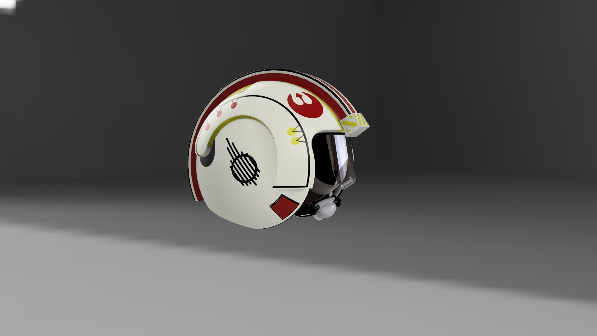 Luke Skywalker Helmet Model - TurboSquid 1685286