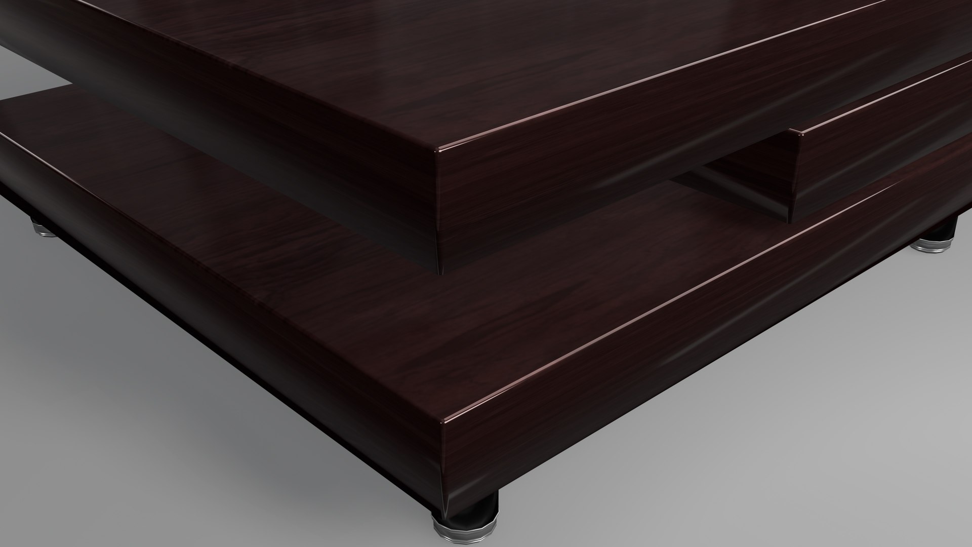 3D Wooden Coffee Table - TurboSquid 1907713