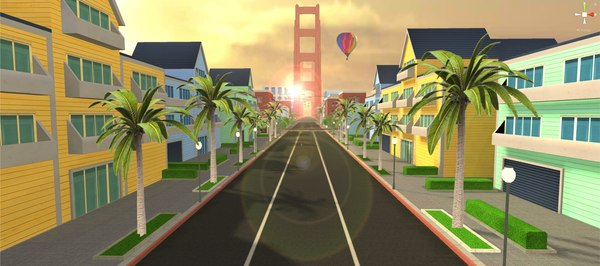 3D unity city beach model - TurboSquid 1291481