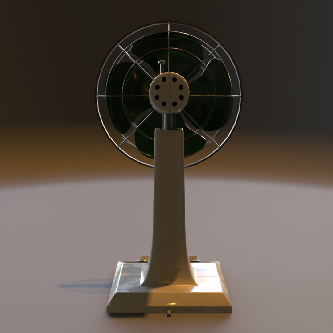 Free 3D Retro Fan Model - TurboSquid 2087740