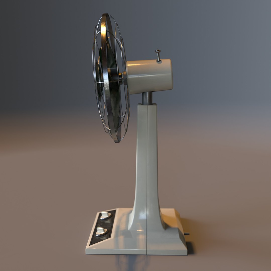 Free 3D Retro Fan Model - TurboSquid 2087740