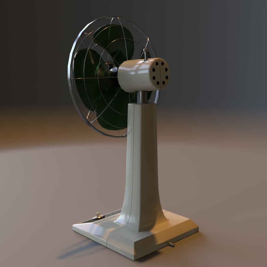 Free 3D Retro Fan Model - TurboSquid 2087740