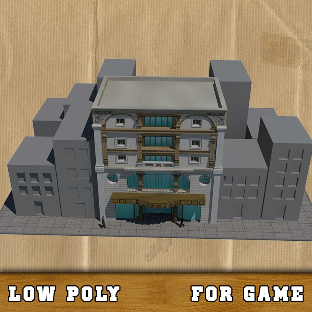 3D building model - TurboSquid 822782