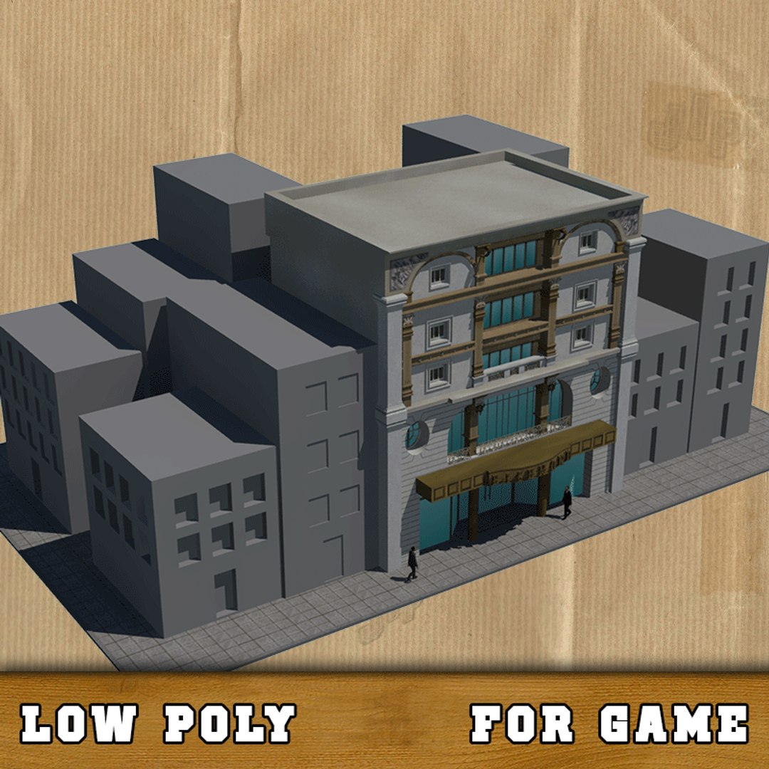 3D building model - TurboSquid 822782