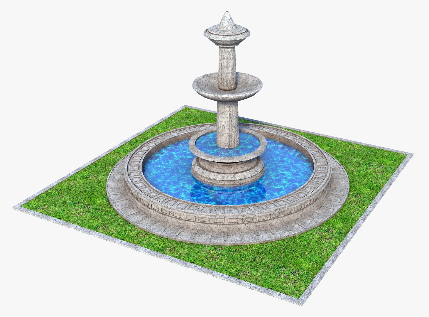 Fountain Fount 3D Model - TurboSquid 1404292