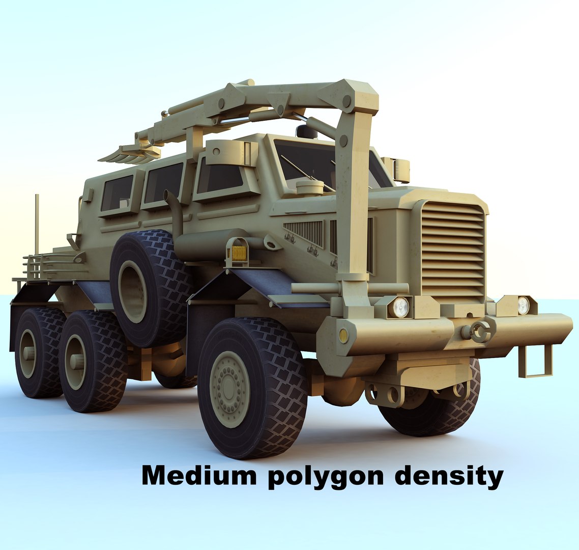 Buffalo Mrap 3d Model