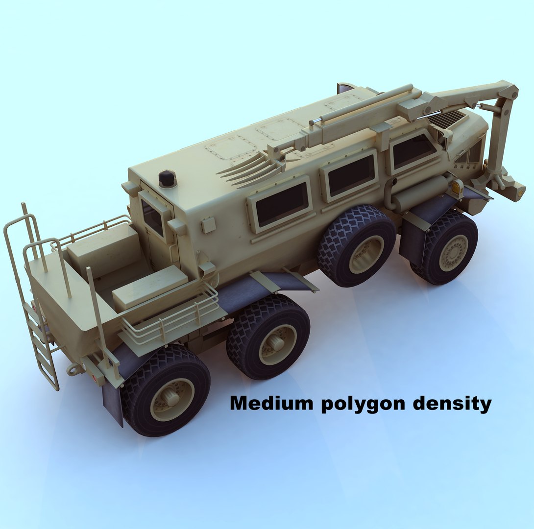 Buffalo Mrap 3d Model