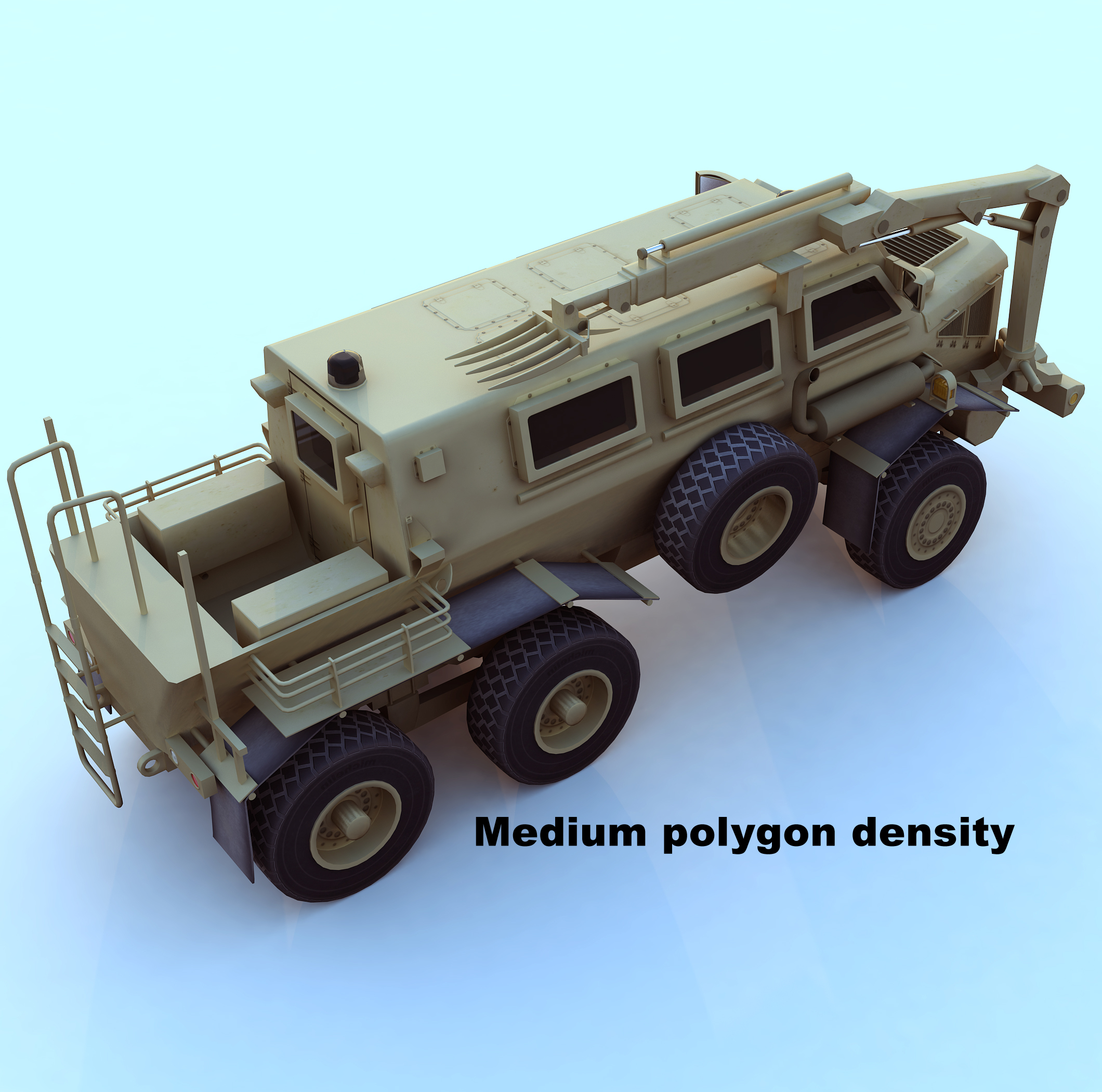 buffalo mrap 3d model