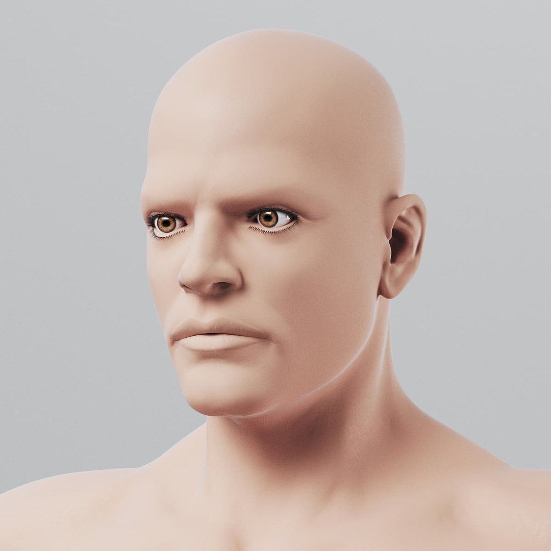 3d Model Realistic Human Male Body