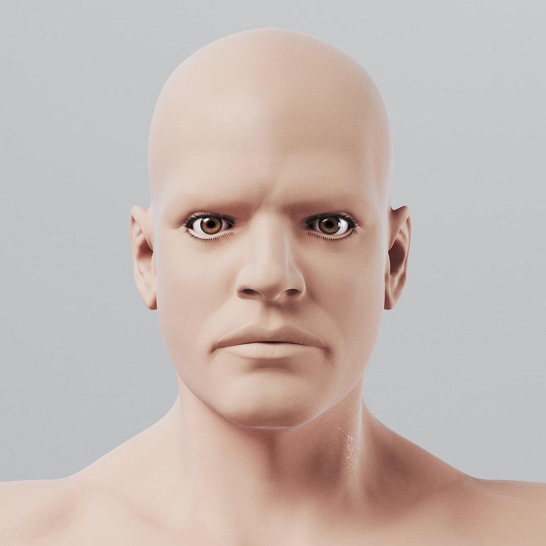 3d Model Realistic Human Male Body