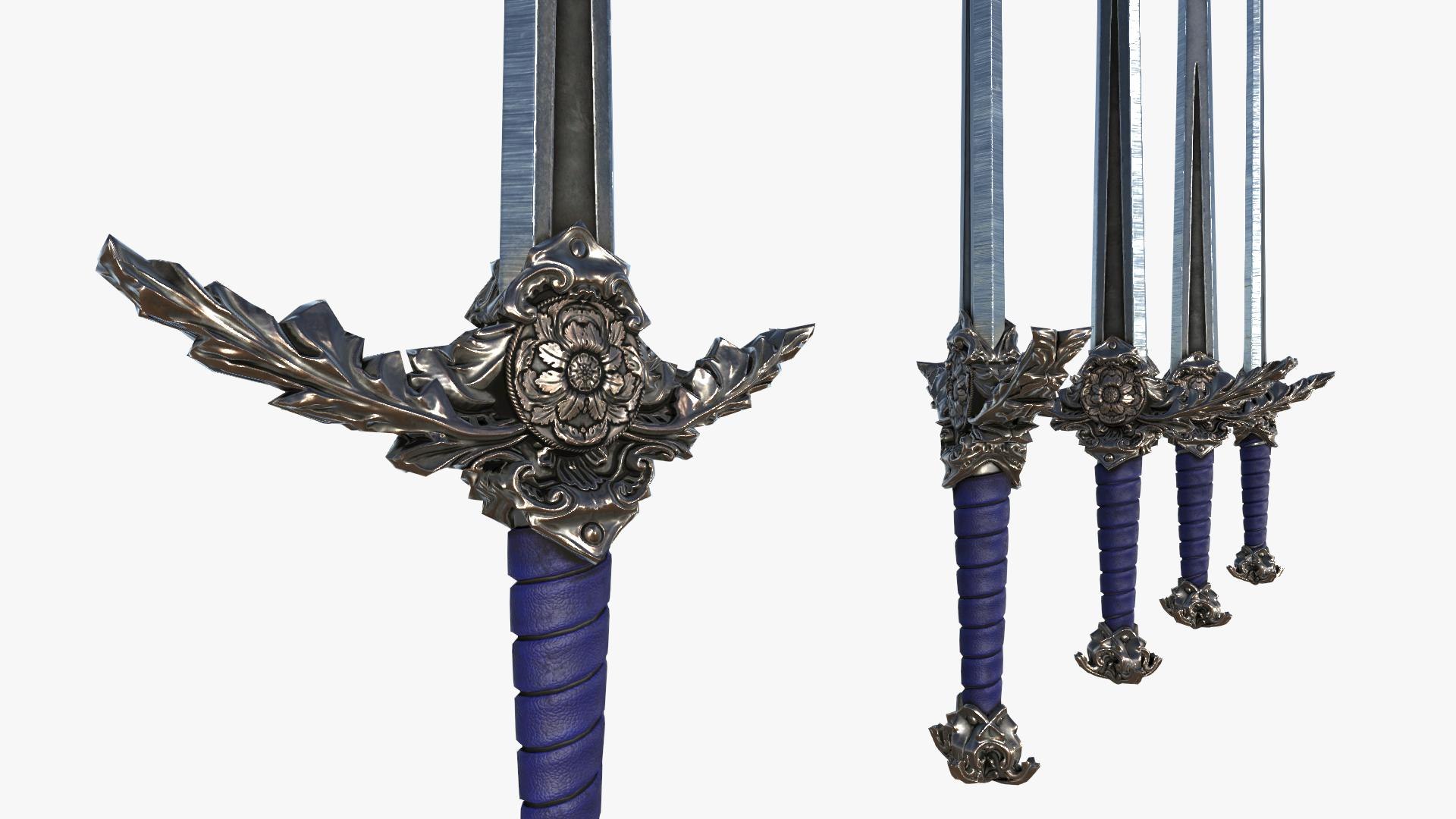 Fantasy Sword RPG European Longsword Great Sword Long Sword Claymore ...