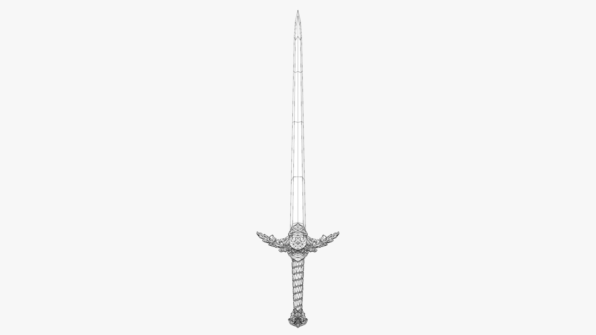 Fantasy Sword RPG European Longsword Great Sword Long Sword Claymore ...