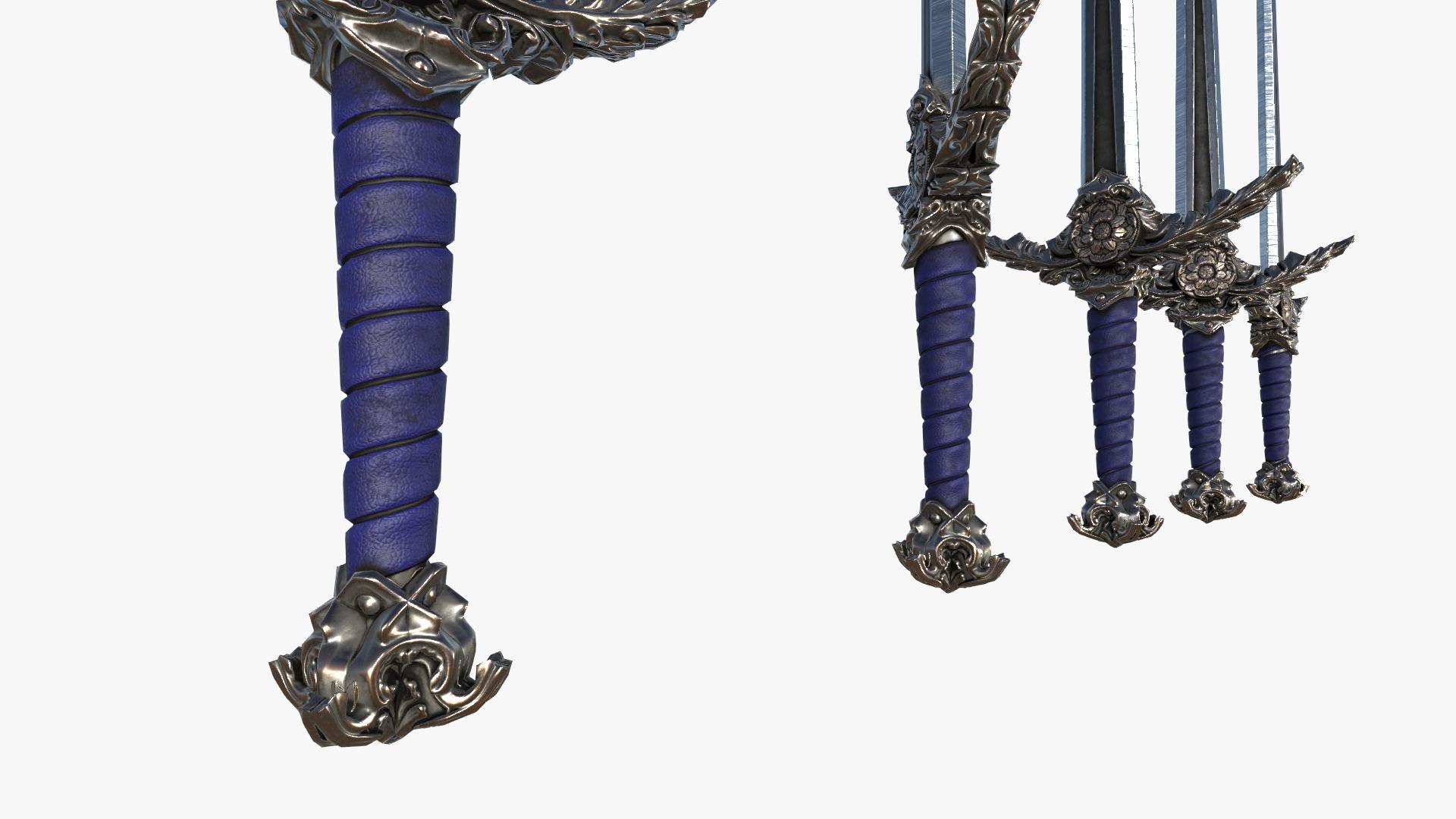 Fantasy Sword RPG European Longsword Great Sword Long Sword Claymore ...