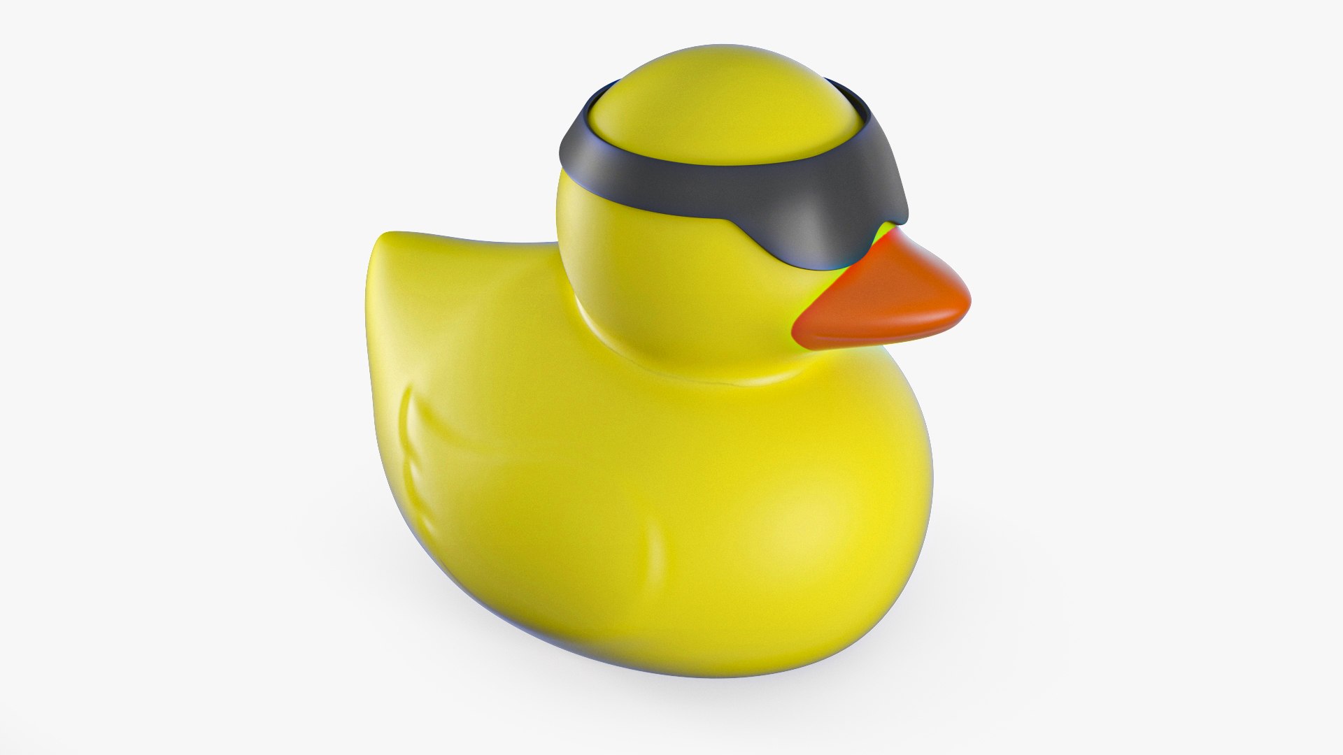 3D Rubber Duck With Sunglasses Accessory Model - TurboSquid 2341159