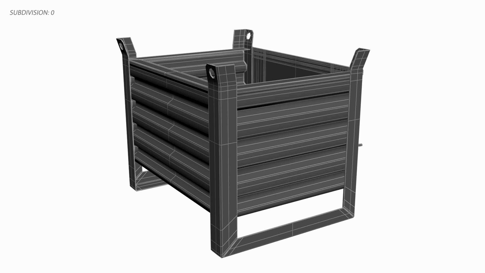 Pallet Box 3D Model - TurboSquid 2358244