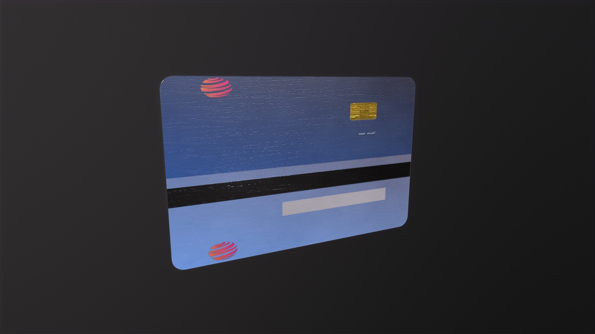 Credit card 3D model - TurboSquid 2116202